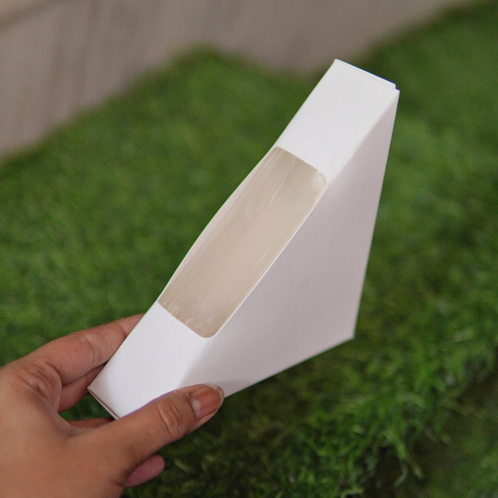 TRIANGLE SANDWICH WINDOW BOX – The Cake Case Company