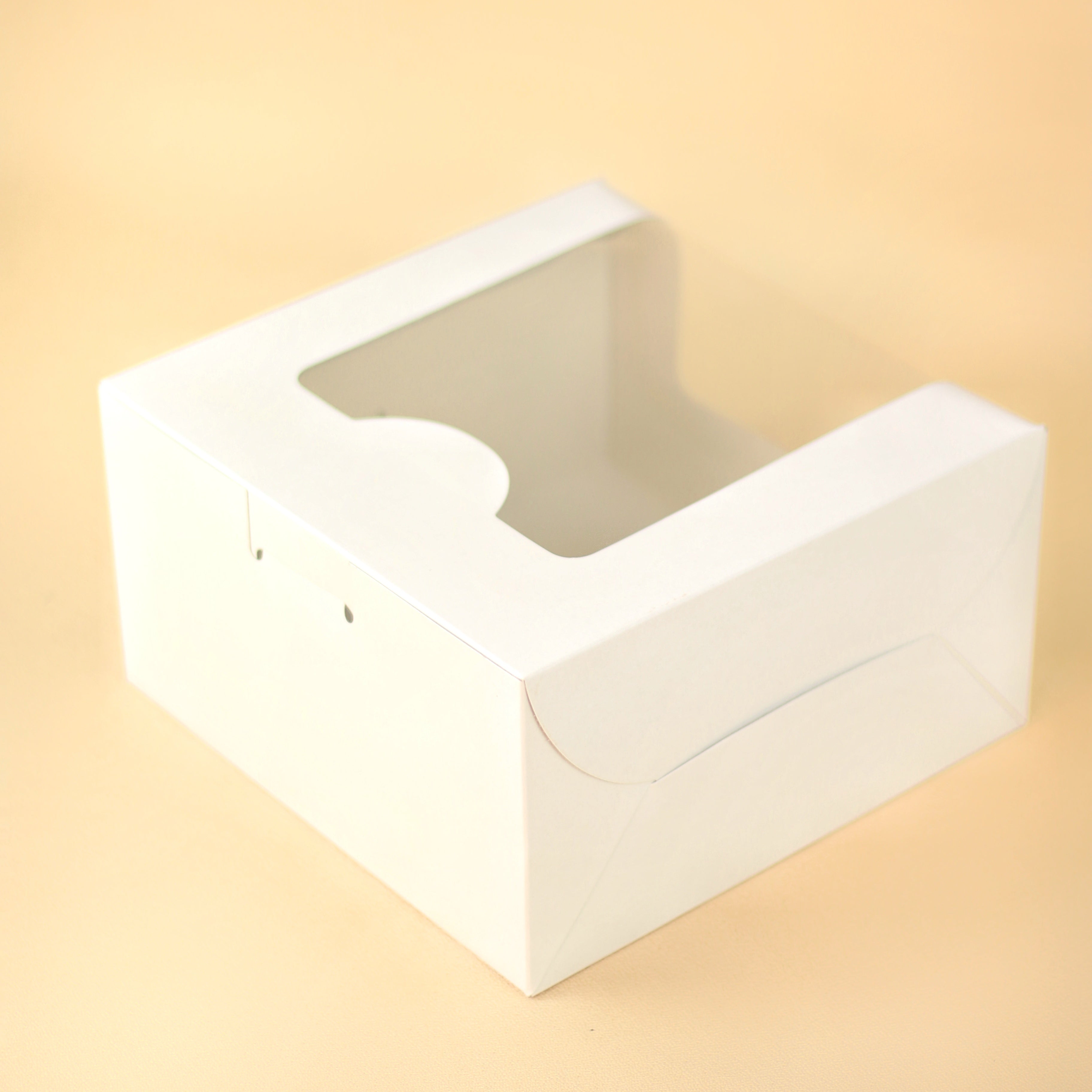 WHITE DUAL WINDOW CAKE BOX – The Cake Case Company