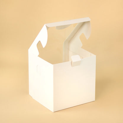 WHITE TALL WINDOW CAKE BOX – The Cake Case Company