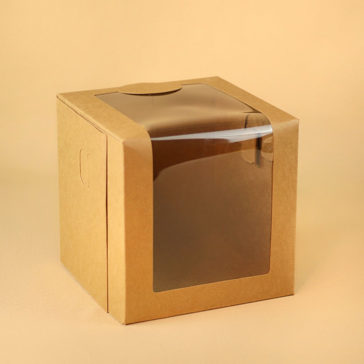 KRAFT TALL WINDOW CAKE BOX – The Cake Case Company